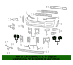 2019 Ram Lamp Bracket Filler - Driver's Side (LH) 68457121AA ...