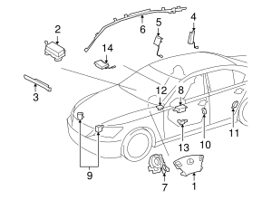84306-50190 - Clock Spring - 2007-2011 Lexus | My L Parts