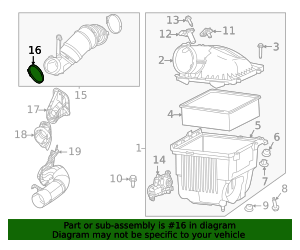 2010-2018 Mopar Air Duct Clamp 53034045AB | TascaParts.com