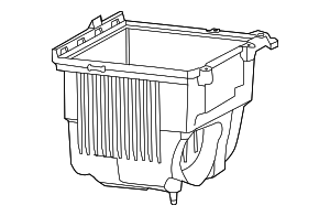 2013-2018 Ram Air Cleaner Body 68137181AC | TascaParts.com
