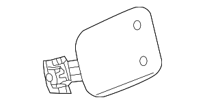 2019-2022 Toyota Fuel Filler Door 77350-47060 | Toyota Parts Center