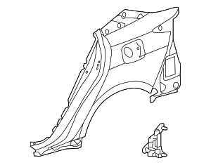 2016-2019 Toyota Quarter Panel 61602-47160 | OEM Vehicle Parts