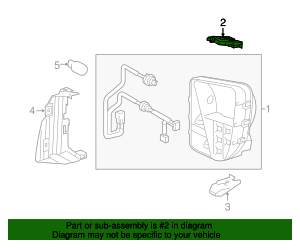 81529-47040 - Turn Signal Lamp Bracket 2012-2015 Toyota | AutoNation Parts