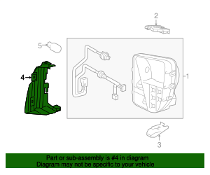 81519-47060 - Turn Signal Lamp Bracket 2012-2015 Toyota | AutoNation Parts