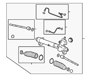 84157552 - Hydraulic Rack and Pinion Steering Gear Assembly with Inner ...