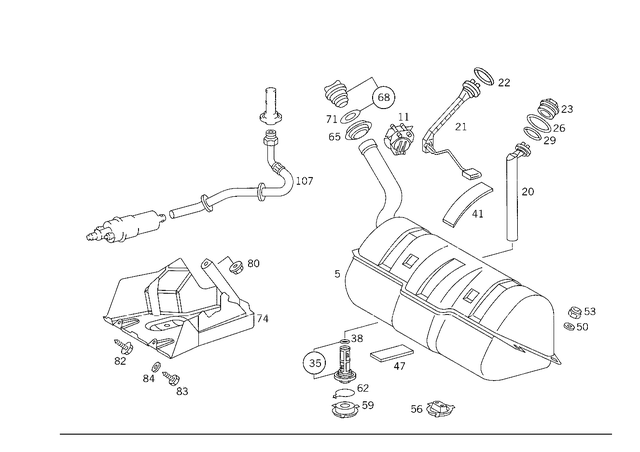 140-478-17-37 - Protective Hood 1978-1999 Mercedes-Benz | Mercedes-Benz ...
