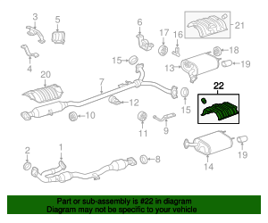 58041-06010 - Heat Shield - 2017-2018 Lexus ES350 | DiscMonster