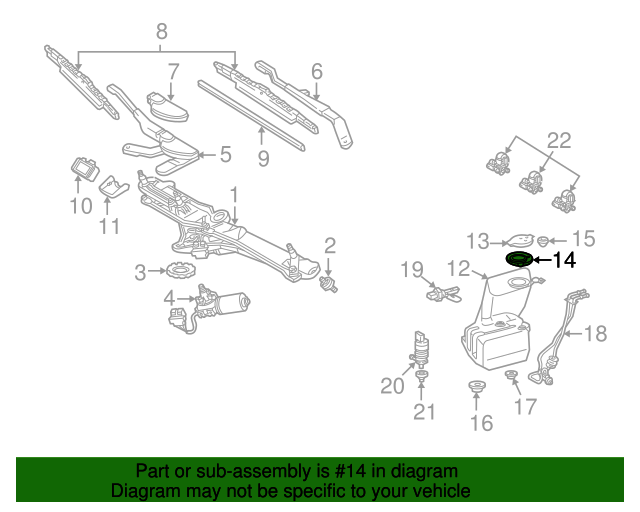 220-869-01-08 - Cover 2000-2006 Mercedes-Benz | Mercedes-Benz USA Parts