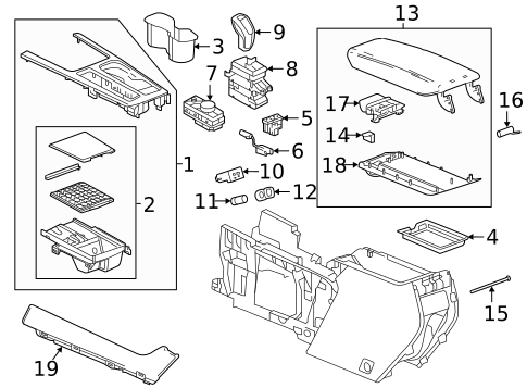 Gear Shift Control for 2024 Cadillac XT4 | GM Parts Center