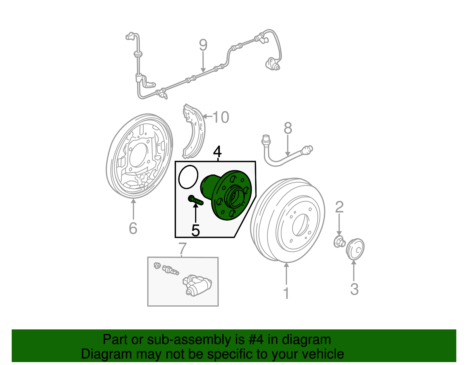 42200-S5A-008 - Hub & Bearing 2001-2005 Honda Civic | Honda Parts Online