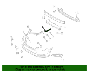 2010-2014 Subaru Corner Support 57707AJ53A | Subaru Parts For You