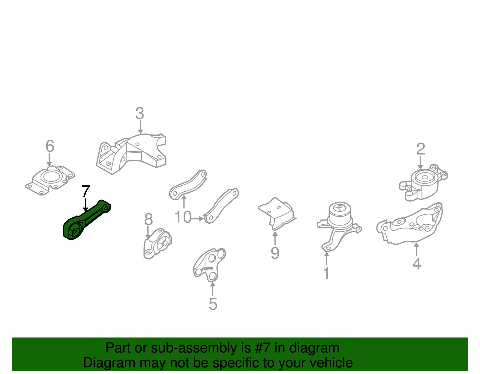 31670126 - Torque Rod - 2007-2018 Volvo | Volvo OEM Parts Direct