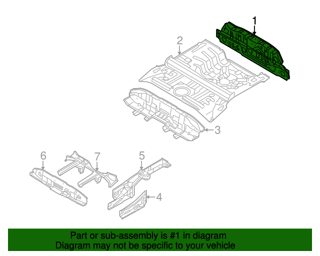 69100-2K300 - Panel Below Gate 2010-2013 Kia Soul | Kia.Parts Store