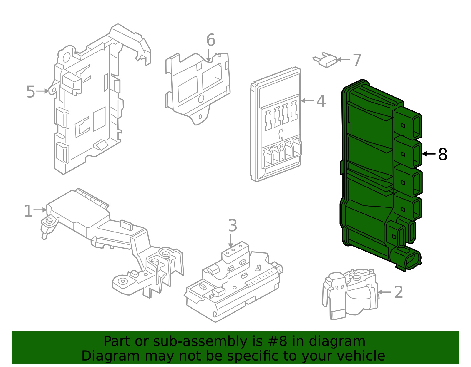 Genuine BMW 12-63-8-638-551 | Distribution Box | FREE Shipping on Most ...