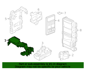 Genuine BMW 61-14-6-842-524 | Junction Block | FREE Shipping on Most ...