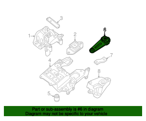 2007-2012 Nissan Sentra Torque Rod 11360-ET00A | TascaParts.com