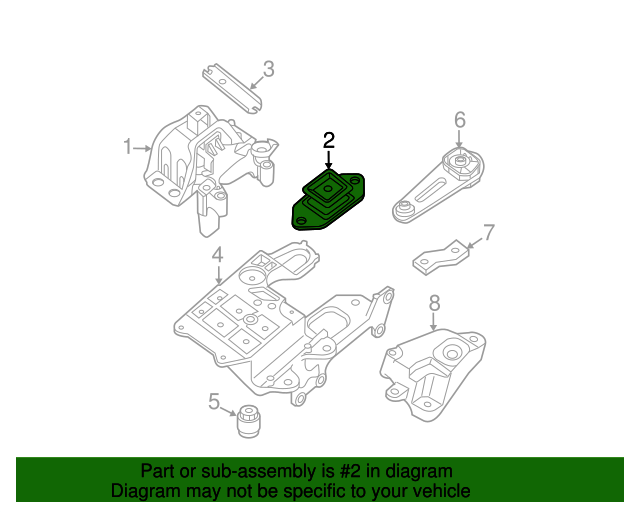 2007-2012 Nissan Sentra Insulator - Driver's Side (LH) 11220-ET00A ...