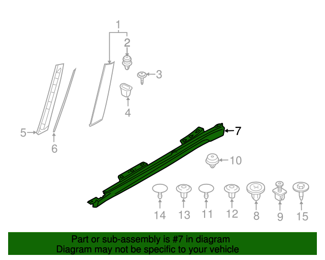 51-77-5-A87-0A2 - Rocker Molding - 2017-2023 Mini Cooper Countryman ...