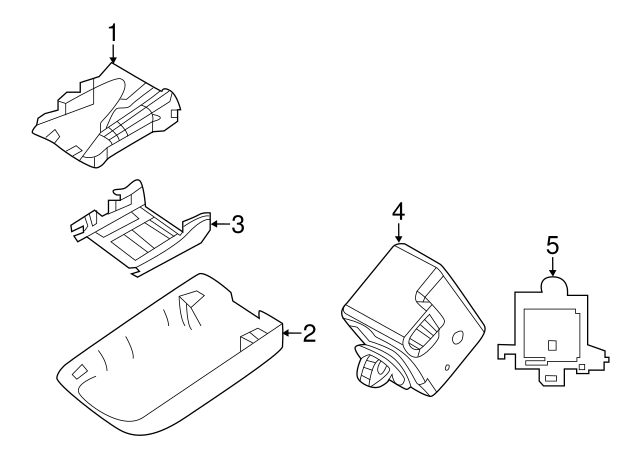 2018-2024 Lexus Front Camera Cover 86466-11010 | OEM Lexus