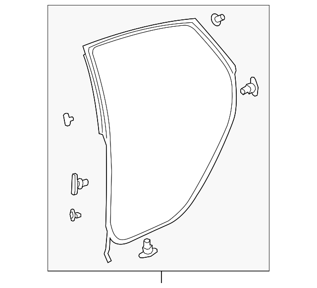 72850-TVA-A02 - Door Weather-Strip 2018-2022 Honda Accord | Honda Parts ...
