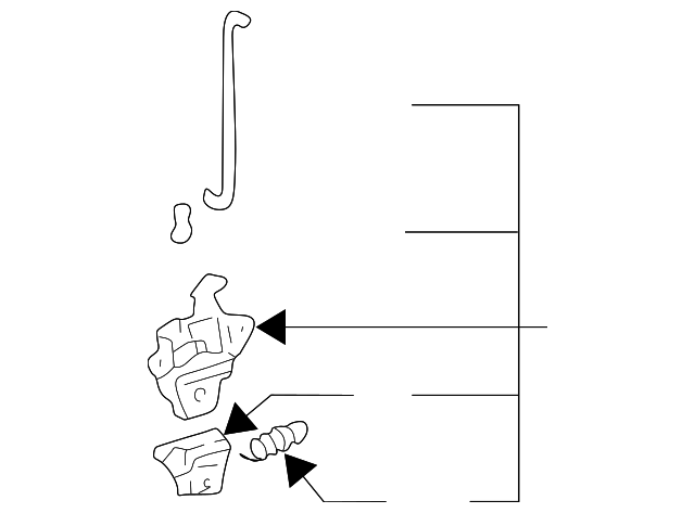1998-2000 Toyota Corolla Lock Assembly 64610-02040 | OEM Parts Online