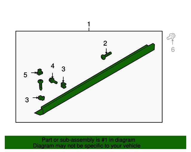 87772-3E500XX - Rocker Molding 2007-2009 Kia Sorento | Kia.Parts Store