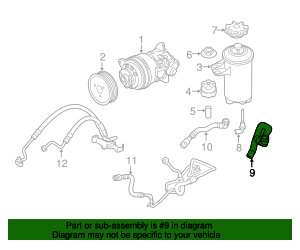 Genuine BMW 32-41-6-850-683 | Power Steering Suction Hose | FREE ...