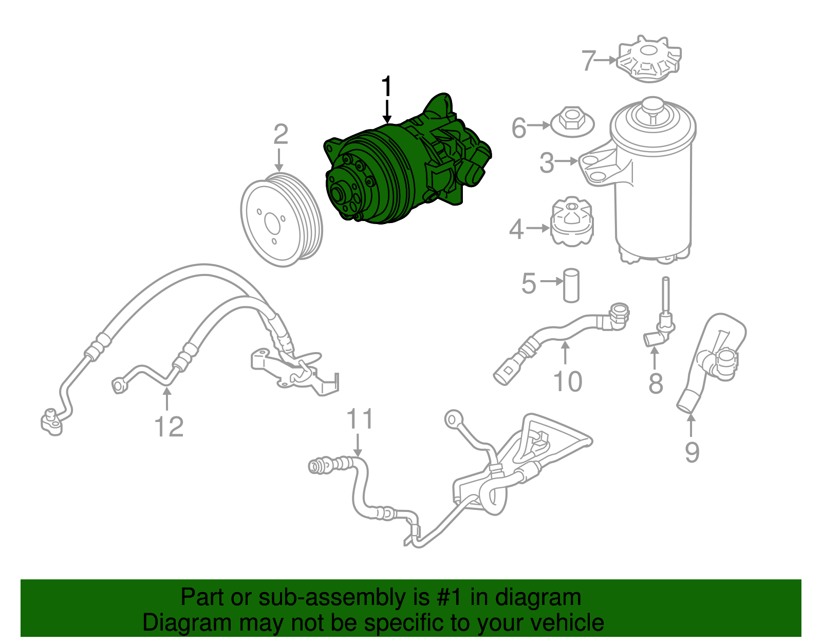 32-41-6-796-454 - Power Steering Pump - 2009-2019 BMW | Buy BMW Parts Now