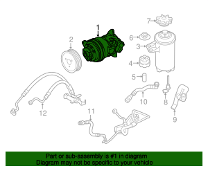 32-41-6-796-454 - Power Steering Pump - 2009-2019 BMW | Buy BMW Parts Now