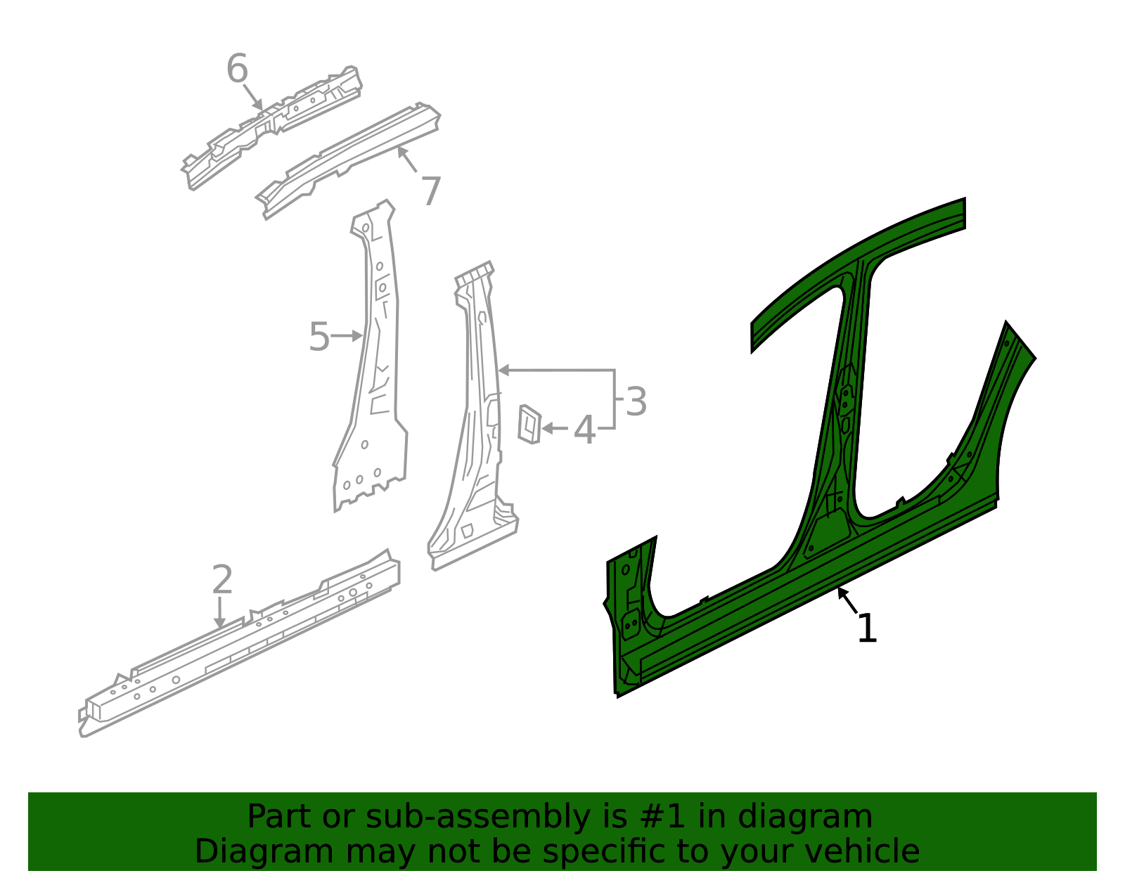 GHY3-70-271 - Center Pillar & Rocker 2014-2021 Mazda 6 | Florida Mazda ...