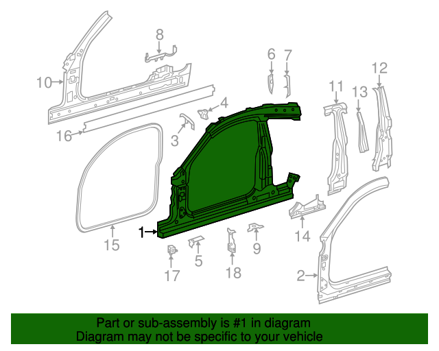 205-630-40-03 - Aperture Reinforced 2017-2020 Mercedes-Benz | Mercedes ...