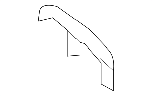 205-680-58-25 - Body A-Pillar Insulator 2017-2023 Mercedes-Benz ...