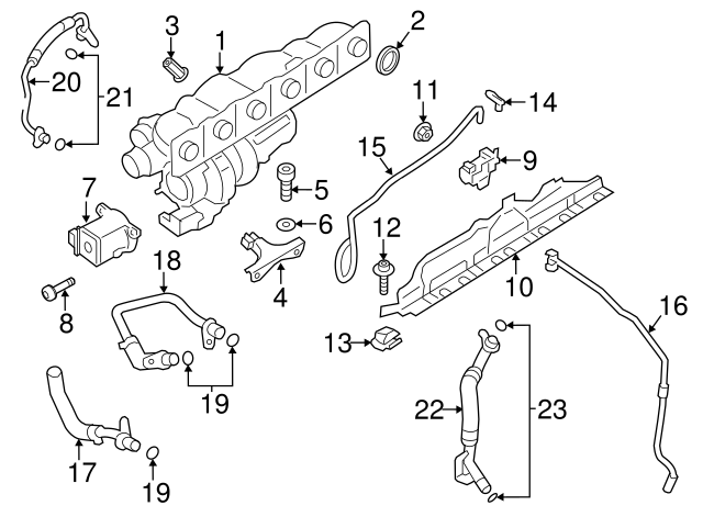 Genuine BMW 18-40-7-502-196 | Turbocharger Nut | FREE Shipping on Most ...
