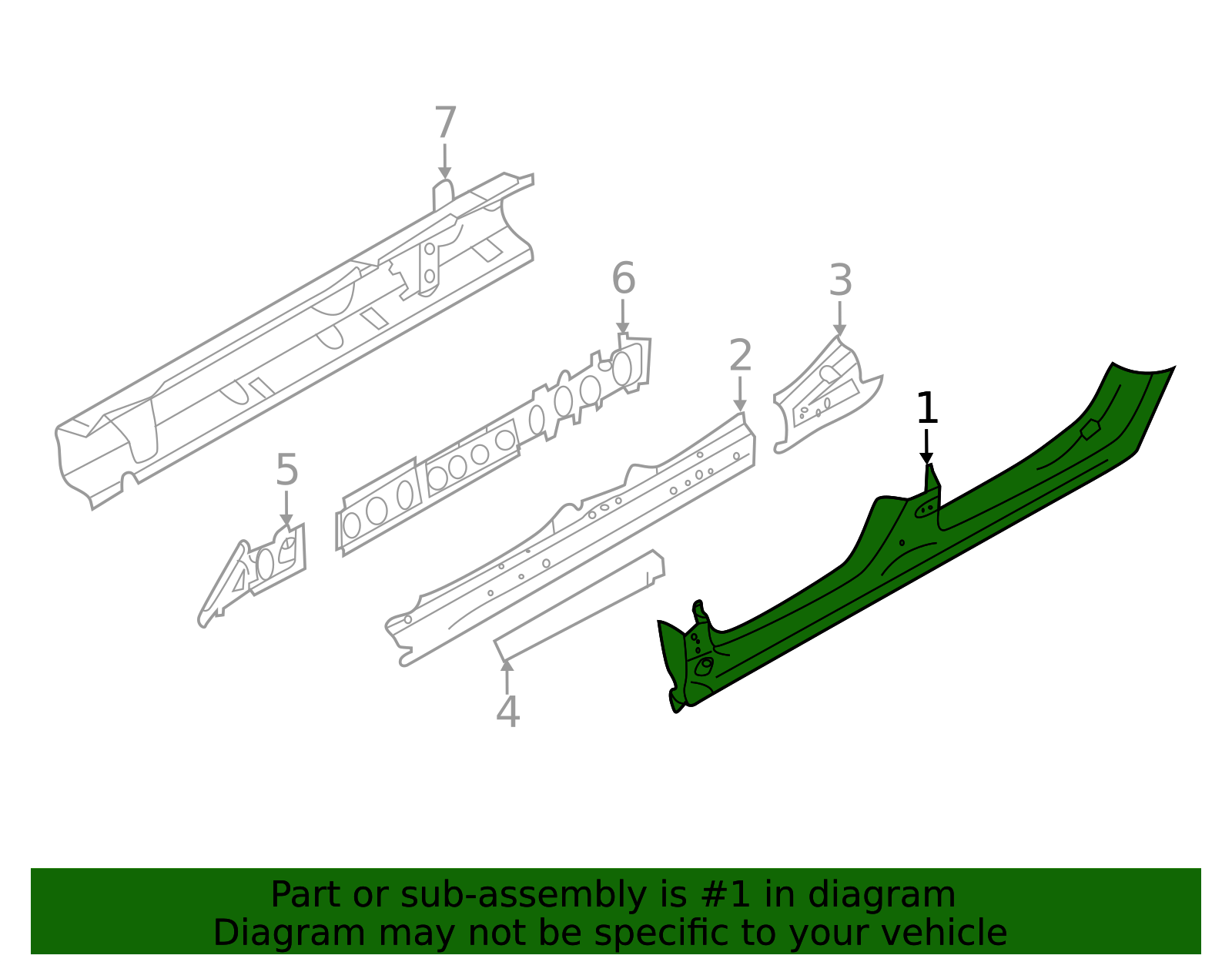 2019-2024 Subaru Ascent Rocker Panel 51449XC00A9P | Retail Performance ...