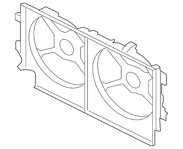 2008-2015 Mitsubishi Fan Shroud 1355A140 | Mitsubishi Parts Warehouse