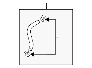 25422-S2500 - Outlet Hose 2020-2024 Kia Telluride | Kia.Parts Store