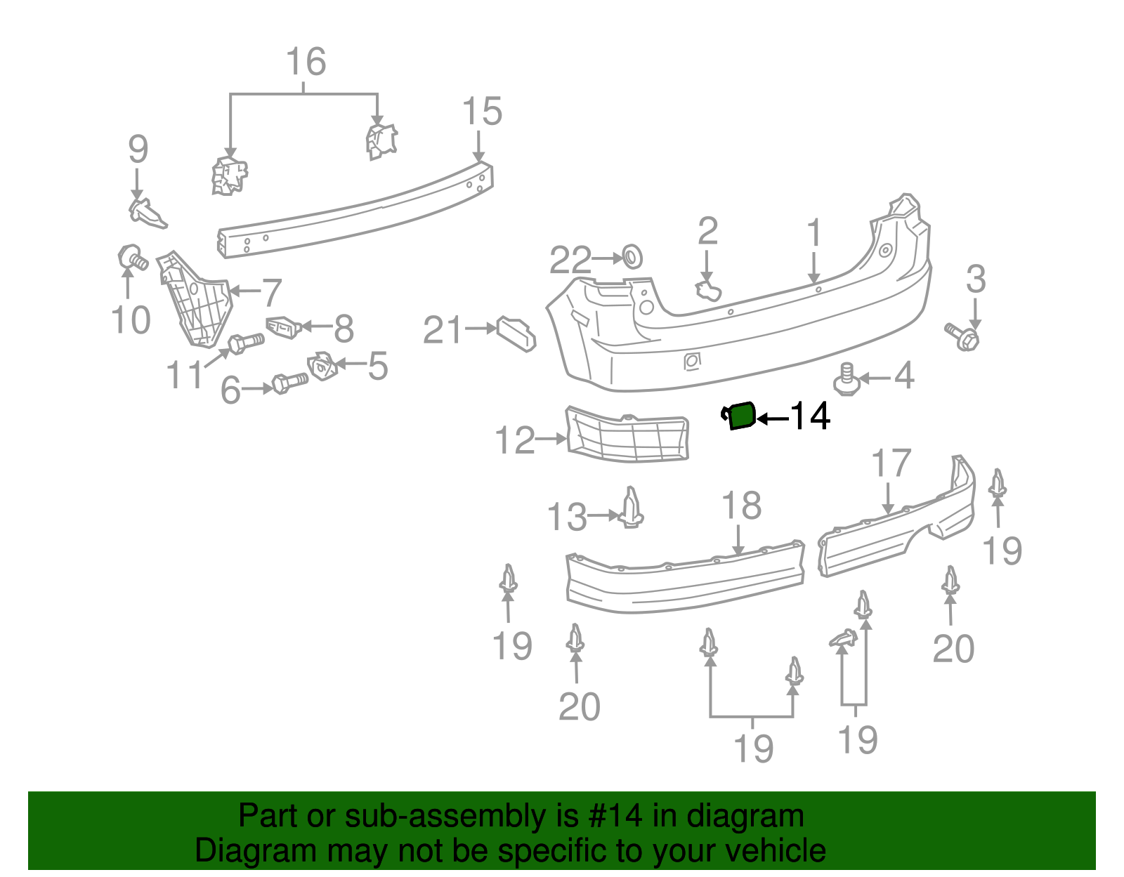 2004-2006 Scion xB Hole Cover 52152-52901 | Toyota Parts Center