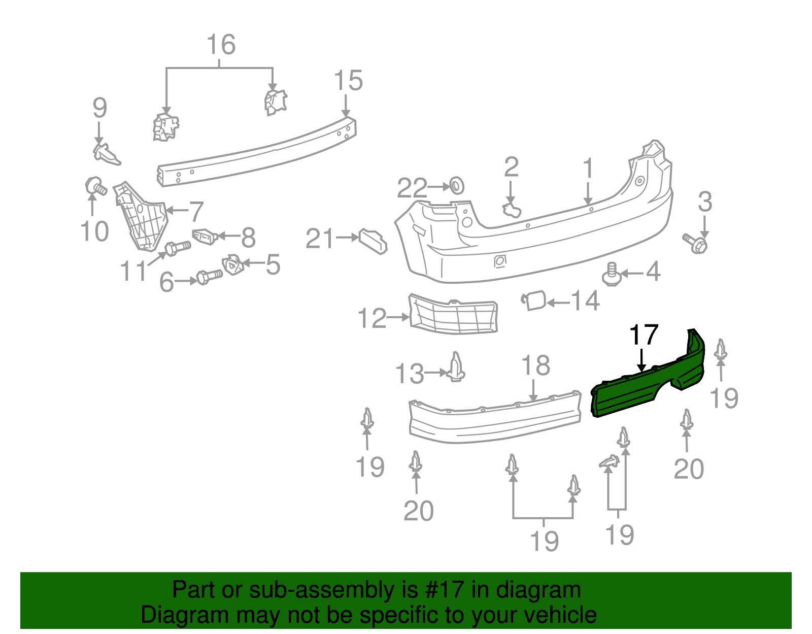 2004-2006 Scion xB 2004-2006 Scion xB - Rear Spoiler 52161-52912 ...
