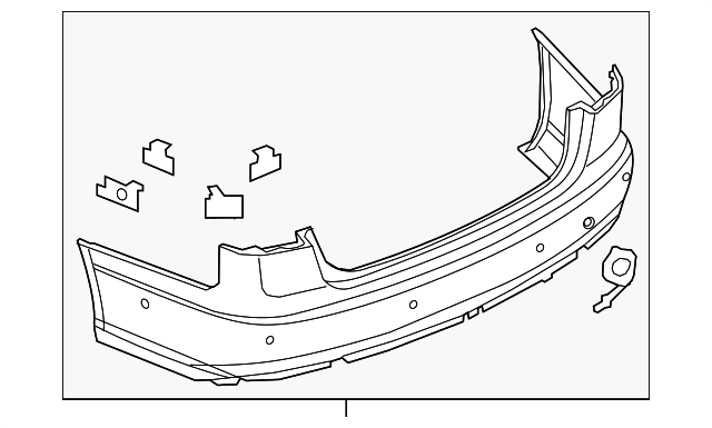 2017-2018 Audi Bumper Cover 4G0-807-065-AS-GRU | European OEM Parts Direct