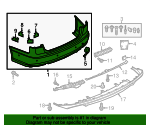 Genuine Audi 4G0-807-065-S-GRU | Bumper Cover | FREE Shipping on Most ...