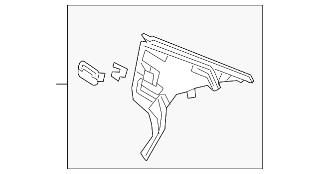 213-690-80-06-8W30 - Upper Quarter Trim 2021-2023 Mercedes-Benz ...