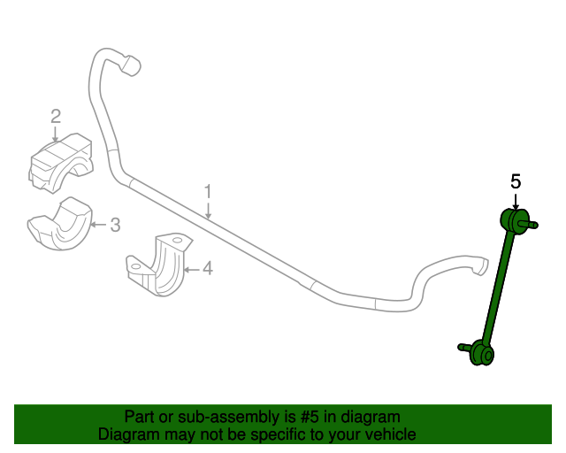 31-35-2-283-442 - Suspension Stabilizer Bar Link Kit - 2008-2013 BMW ...