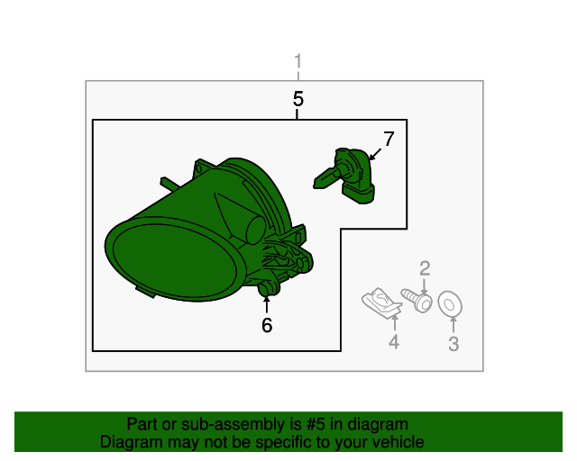 2005-2011 Volvo Fog Lamp Assembly - Passenger Side (RH) 30764931 ...