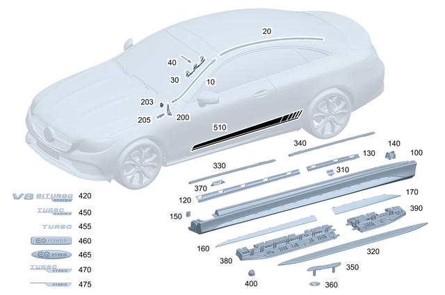 167-698-61-00 - Trim, Step 2021-2024 Mercedes-Benz | Mercedes-Benz USA ...