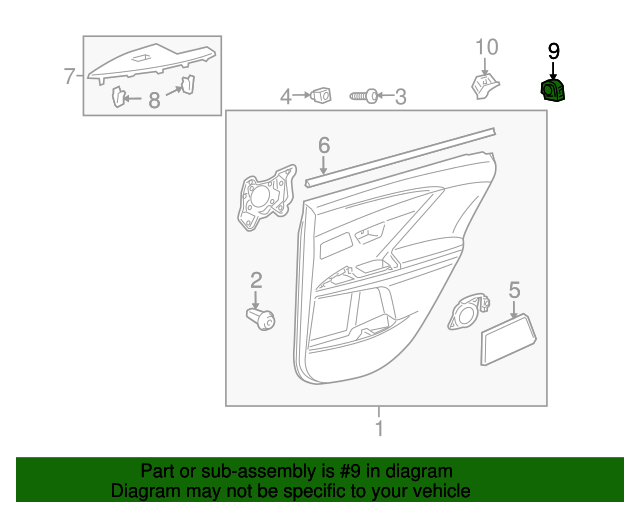 2009-2016 Toyota Window Switch 84810-0T010 | OEM Parts Online