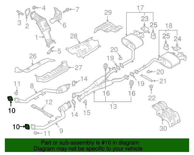 28751-3S100 - Gasket 2003-2024 Kia | Kia.Parts Store