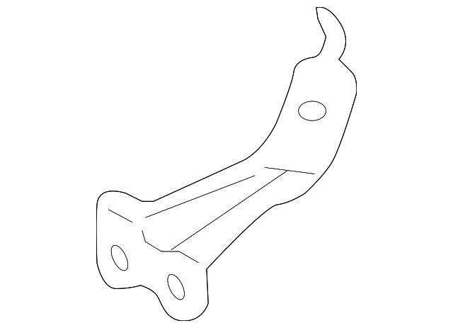 44781-33020 - Transmission Oil Cooler Line Bracket - 2018-2023 Toyota ...