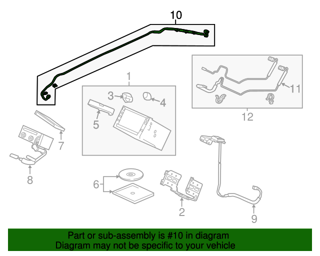 2012-2014 Honda Insight Feed Line 32156-TM8-A30 | Honda Factory Parts