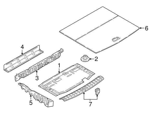 51-47-7-413-689 - Loading sill cover 2016-2022 BMW X1 | AutoNation Parts