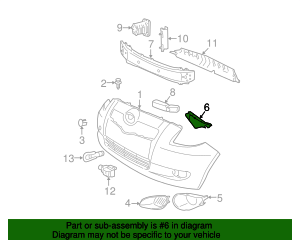 2007-2012 Toyota Yaris Side Support 52535-52131 | Toyota Parts Center